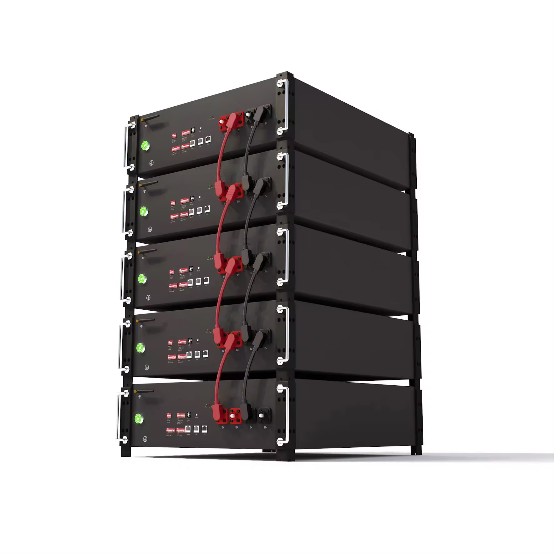 China Cluster Rack Module LiFePo4 Power Backup Lithium Battery Cluster ...